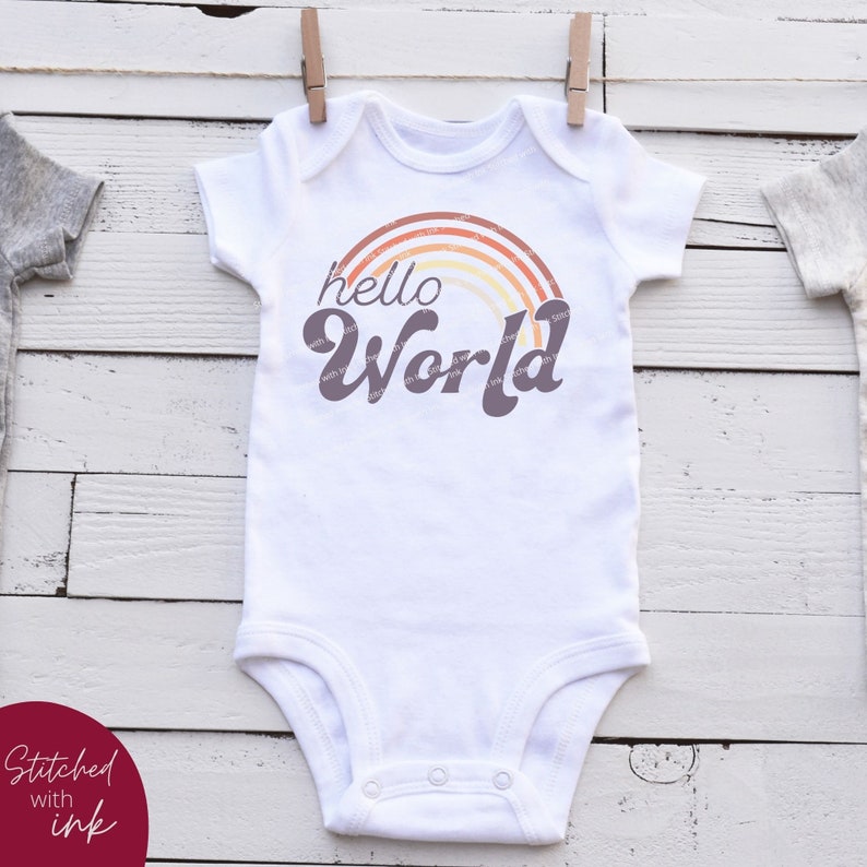 Hello World Svg New Baby Svg Baby Boy Svg Baby Girl Svg - Etsy
