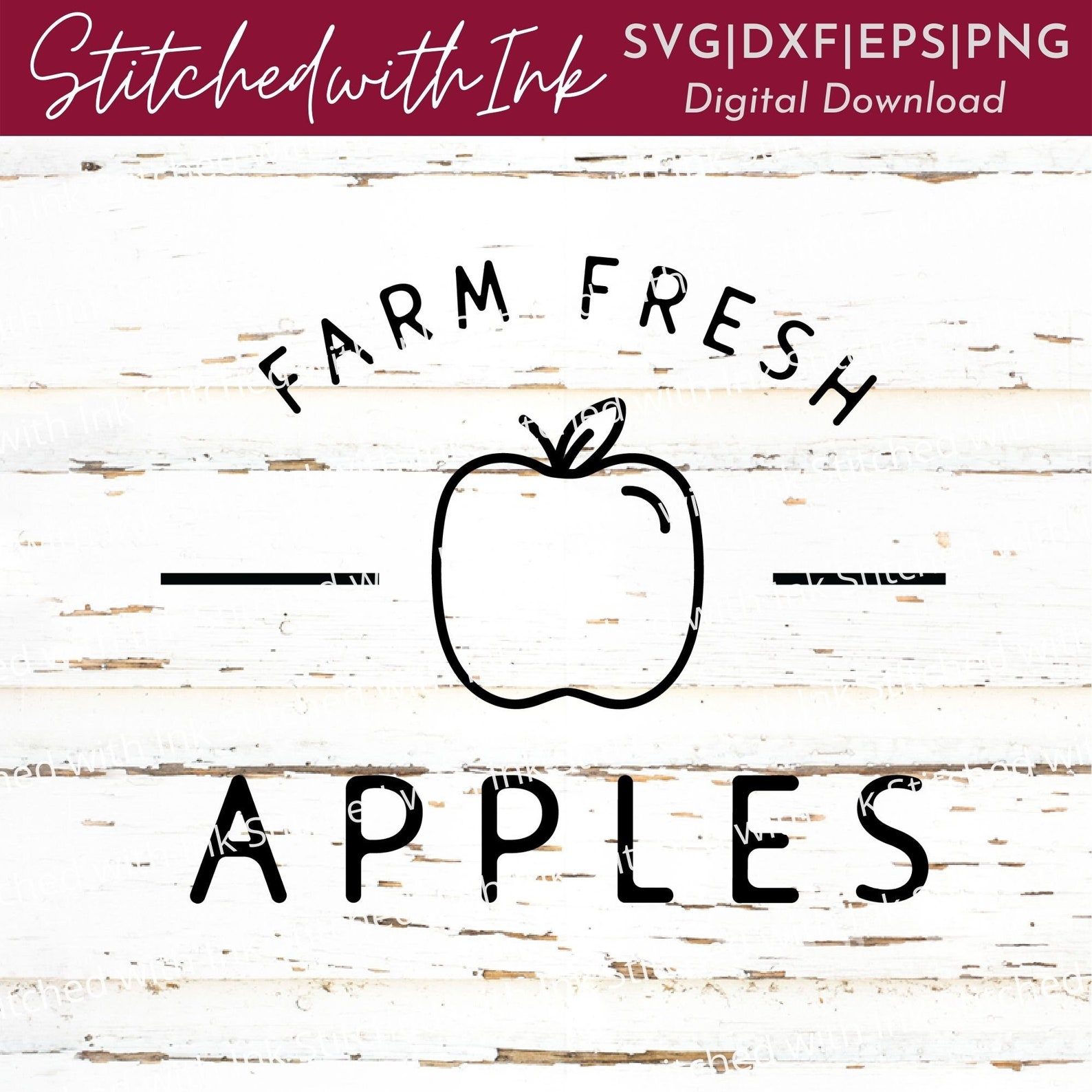 Farm Fresh Apples SVG Farm Fresh Sign Svg Farm Fresh SVG - Etsy