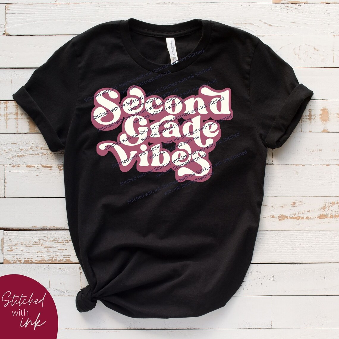 Second Grade Svg 2nd Grade Svg Second Grade Vibes Svg Back | Etsy