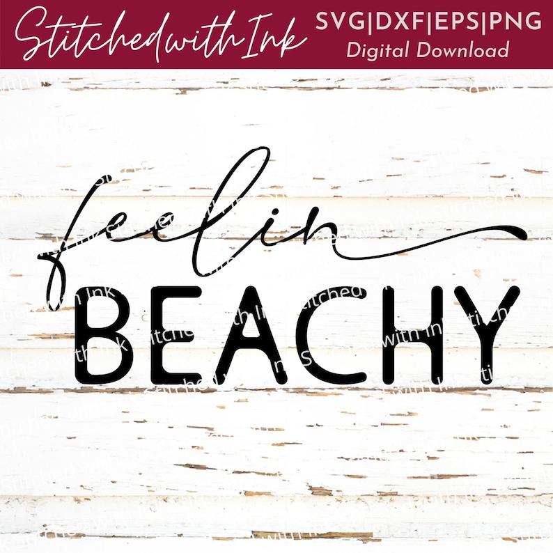 Feeling Beachy Svg Beach Scene Svg Beach Svg Beachy Svg | Etsy