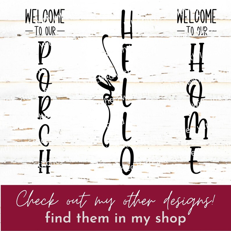 Hello Spring Svg Spring Vertical Svg Vertical Welcome SVG | Etsy