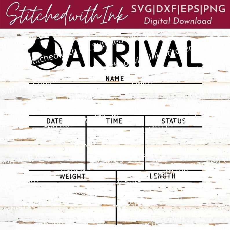 Baby Stats SVG Baby Birth Stats Svg Birth Stats SVG Birth - Etsy