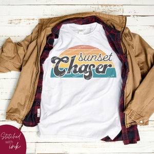 Sunset Chaser PNG, Sunset Svg, Retro Sunset Svg, Sunset Chaser SVG ...