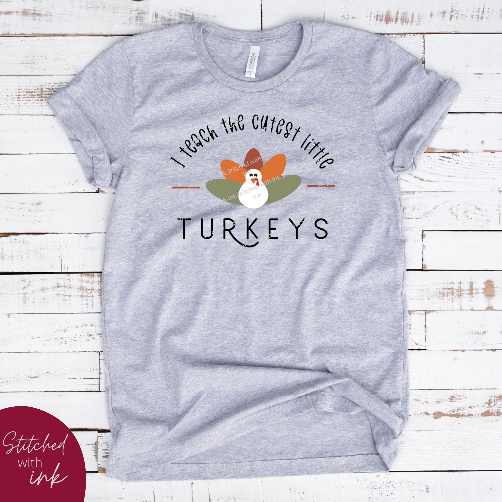 I Teach the Cutest Little Turkeys Svg Teacher Thanksgiving - Etsy