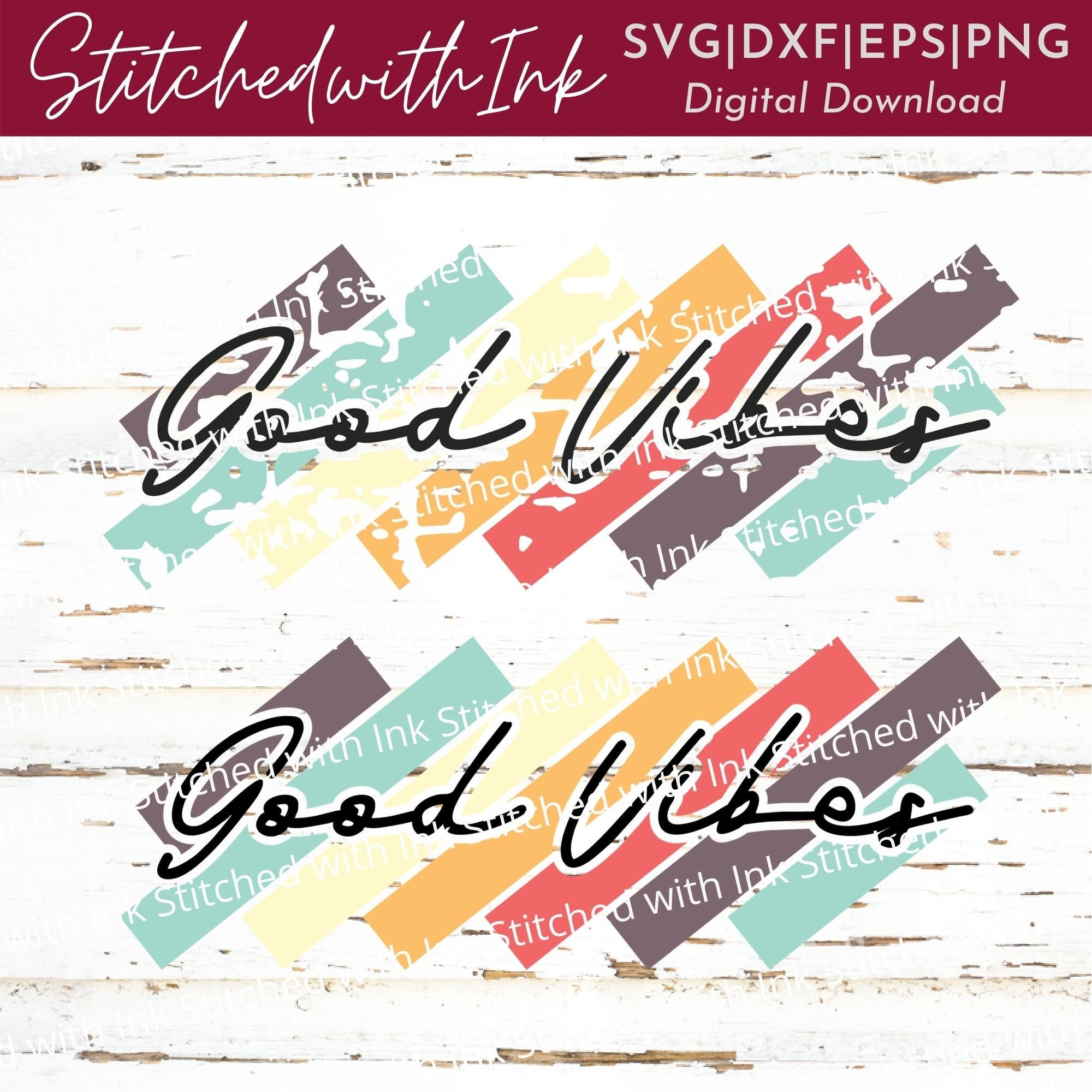 Good Vibes SVG Hippie Svg Good Vibes Only Svg Positive Svg - Etsy