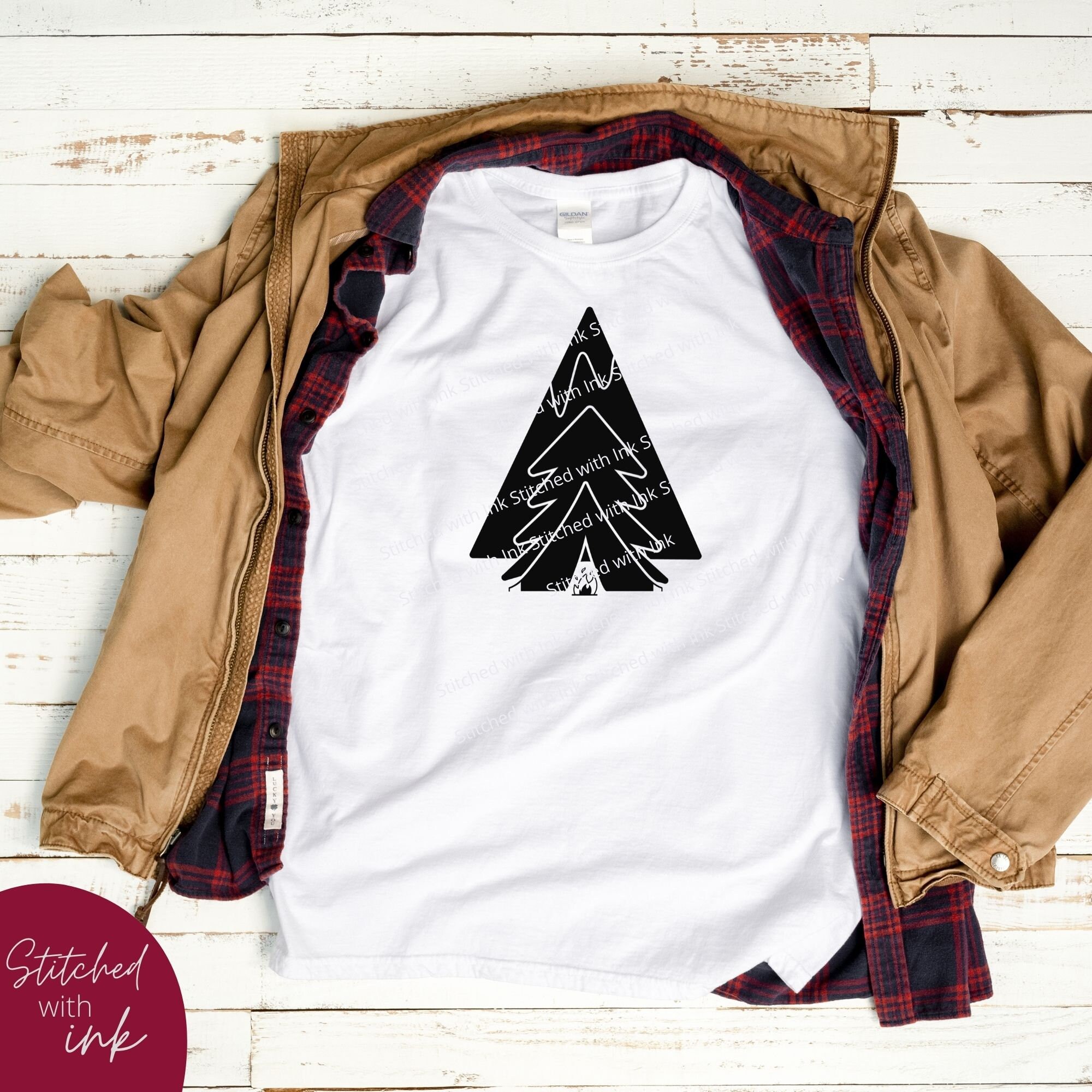 Tent Svg Mountain Svg Campfire Svg Nature Svg Pine Tree - Etsy
