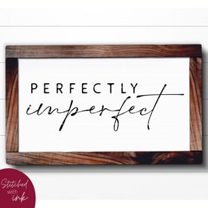 Perfectly Imperfect Svg, Perfectly Imperfect Png, Script Svg, Positive ...