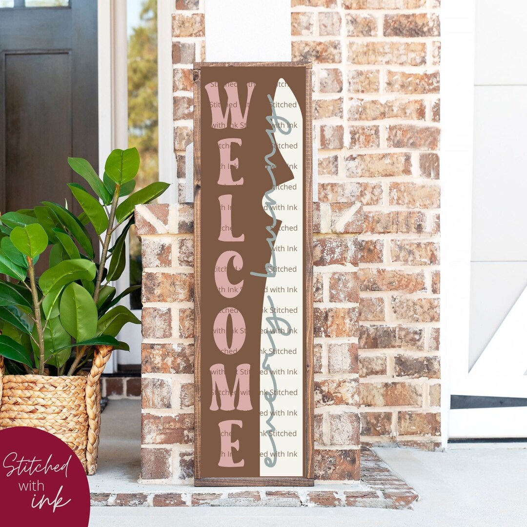 Welcome Every Bunny Svg, Easter Bunny Svg, Porch Sign Svg, Easter Svg ...
