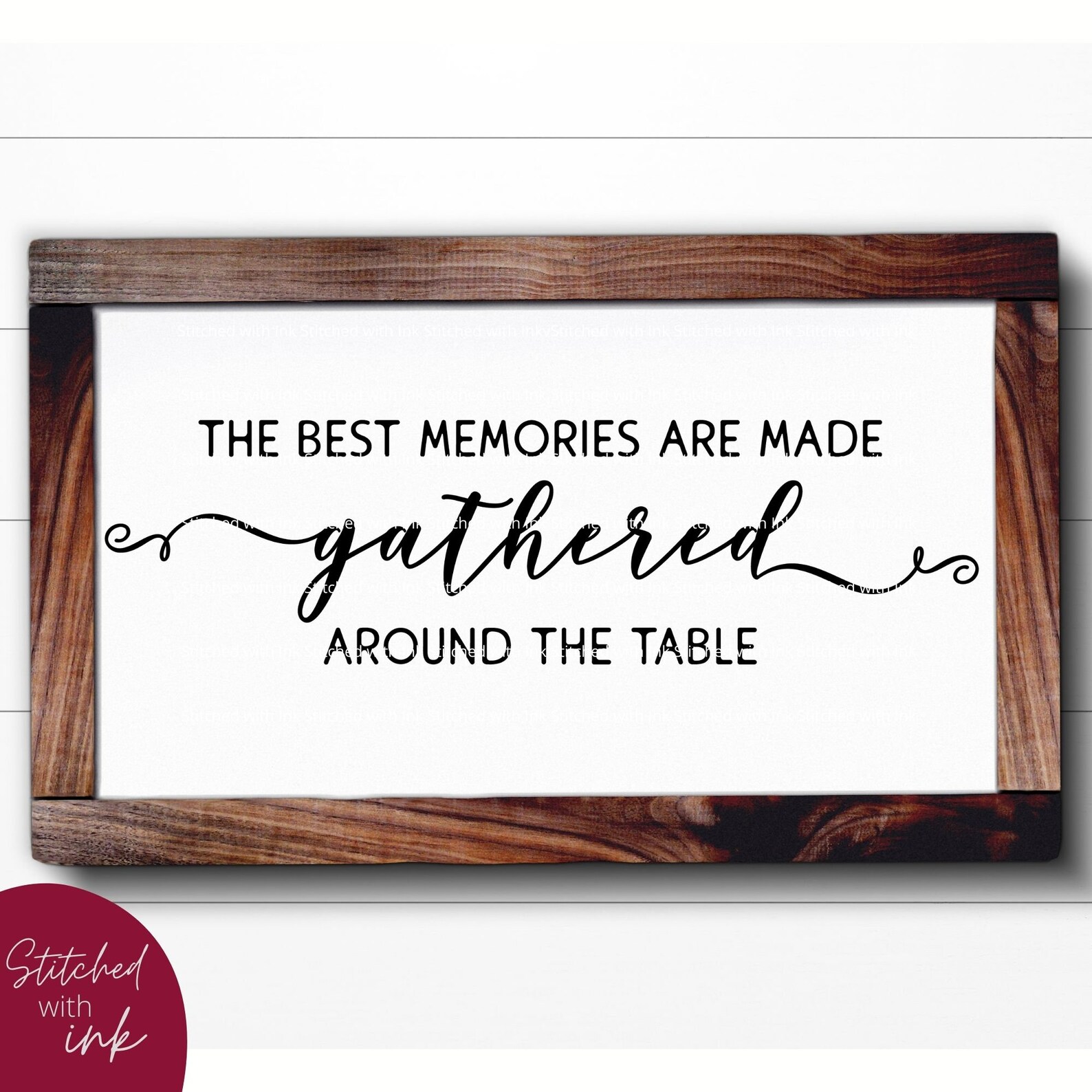 Gather Svg Gather Sign Svg Gather around the table sign | Etsy