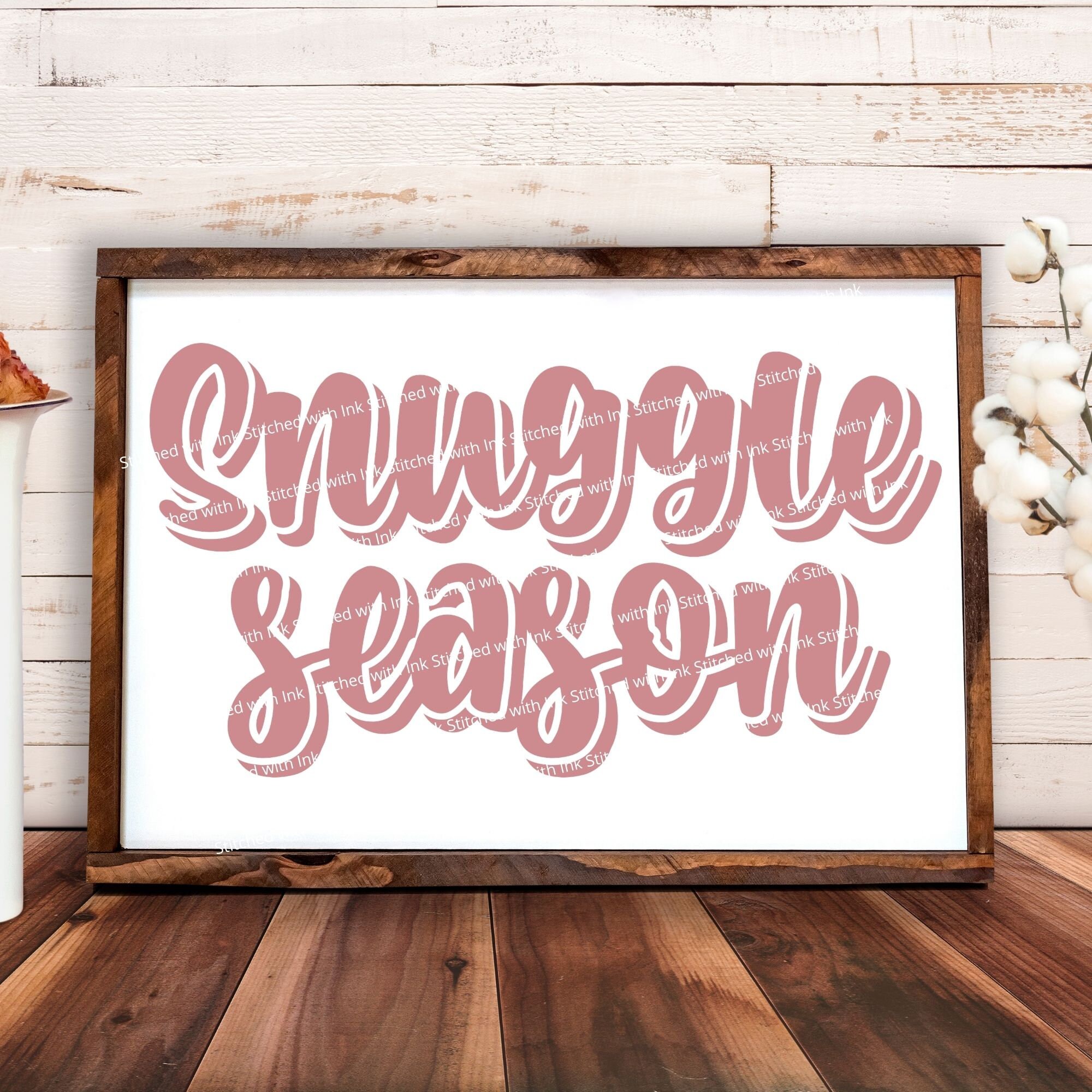Snuggle Season SVG Sweater Weather Svg Fall Quote Svg - Etsy