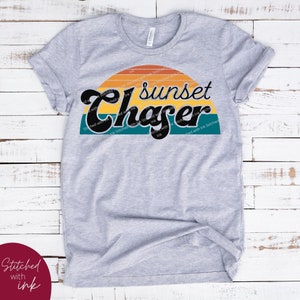 Sunset Chaser PNG, Sunset Svg, Retro Sunset Svg, Sunset Chaser SVG ...