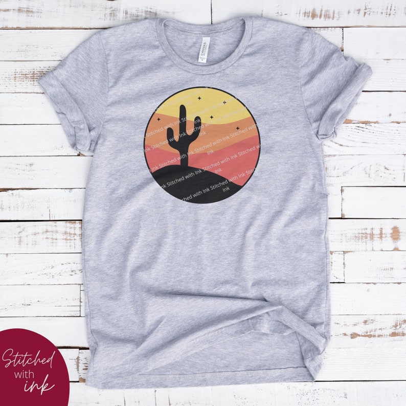 Cactus Svg, Cactus Png, Sunset Svg, Desert Svg, Cactus Sunset Png ...
