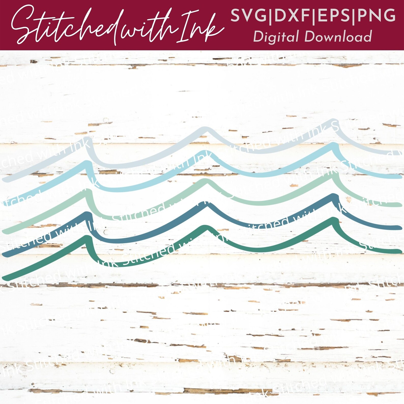 Wave Svg Waves Svg Ocean SVG Lake Svg Beach Png Wave - Etsy