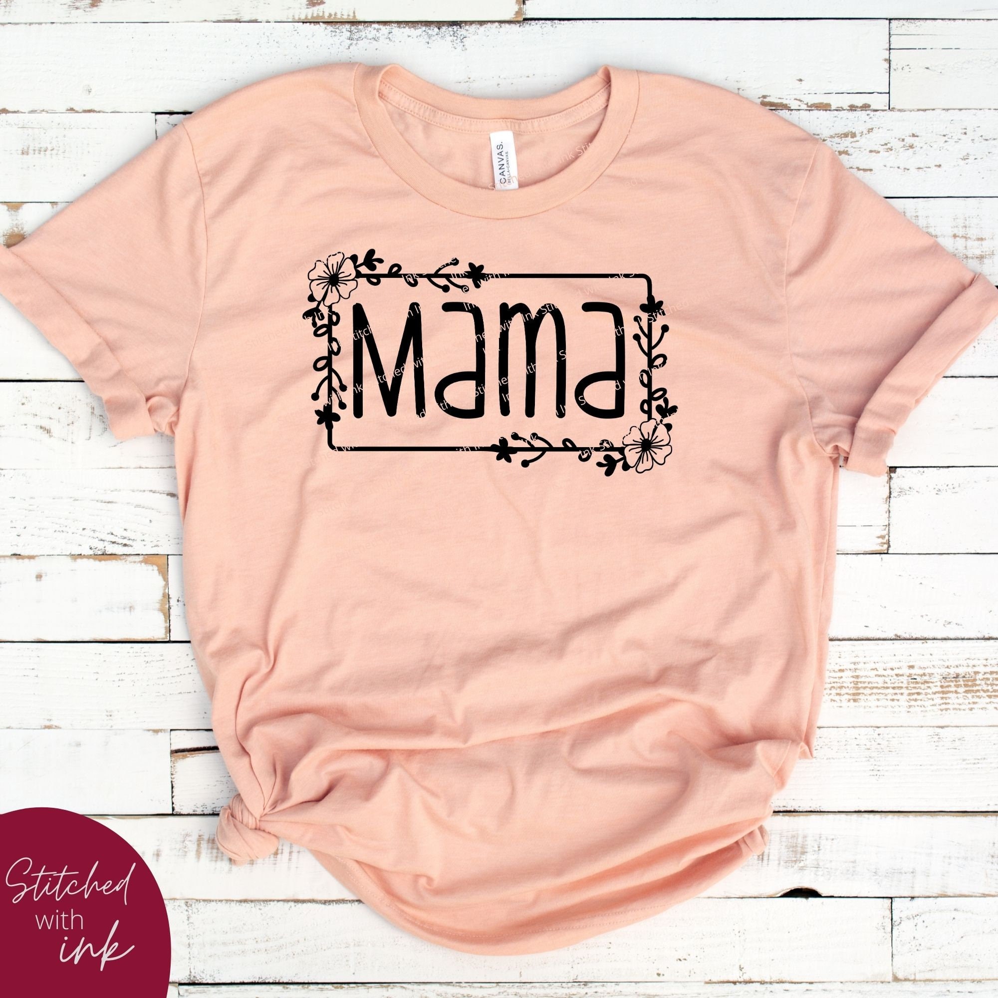 Mama Square Svg Mama Shirt Svg Mama Svg Mama Png Floral | Etsy