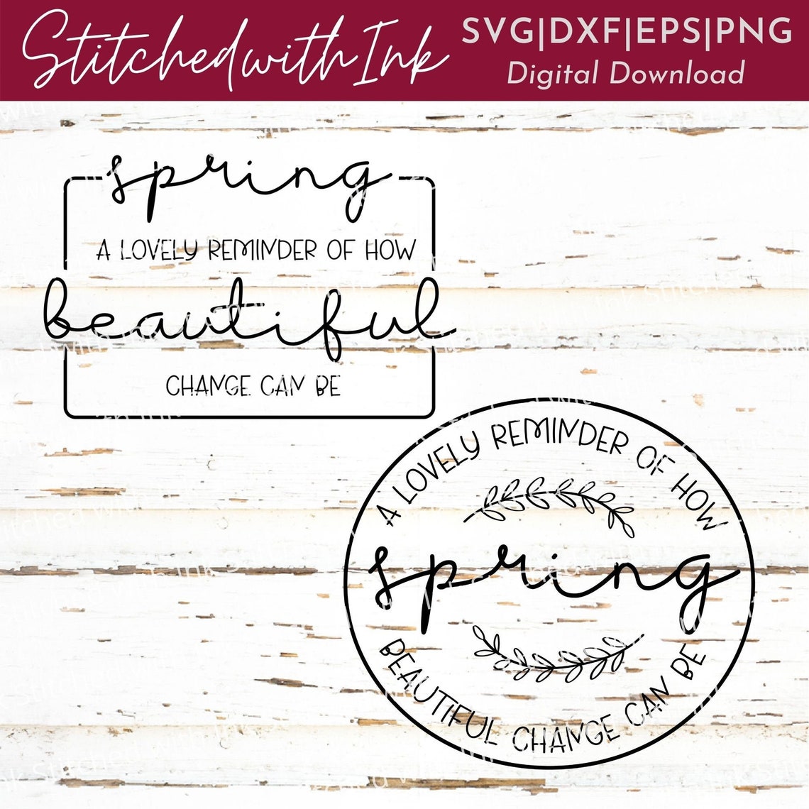 Spring Circle Svg Spring Svg Spring Svg Bundle Spring | Etsy