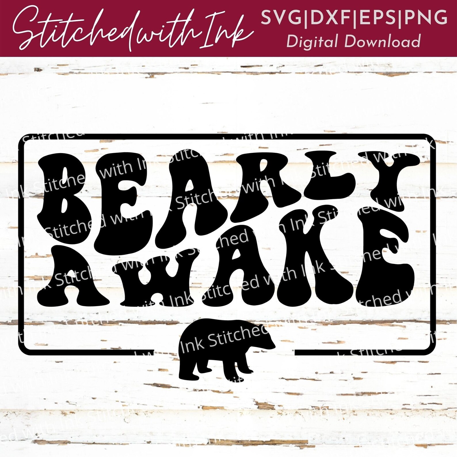 Bearly Awake Svg, Coffee Mug Svg, Bear Svg, Family Christmas Pajamas ...