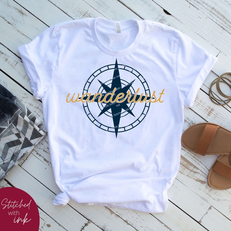 Wanderlust Svg Compass Svg Travel SVG Adventure Svg | Etsy