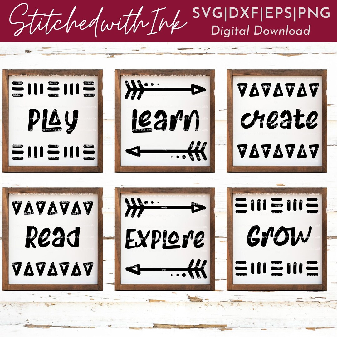 Reading Svg, Playroom Sign, Nursery Sign Svg, Classroom Svg, Playroom ...