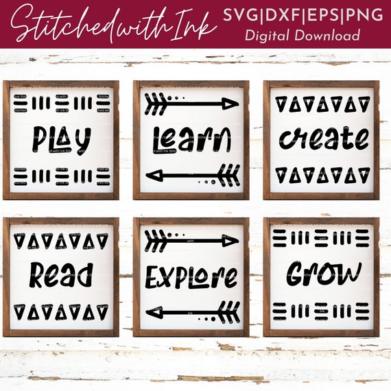 Reading Svg Playroom Sign Nursery Sign Svg Classroom Svg | Etsy