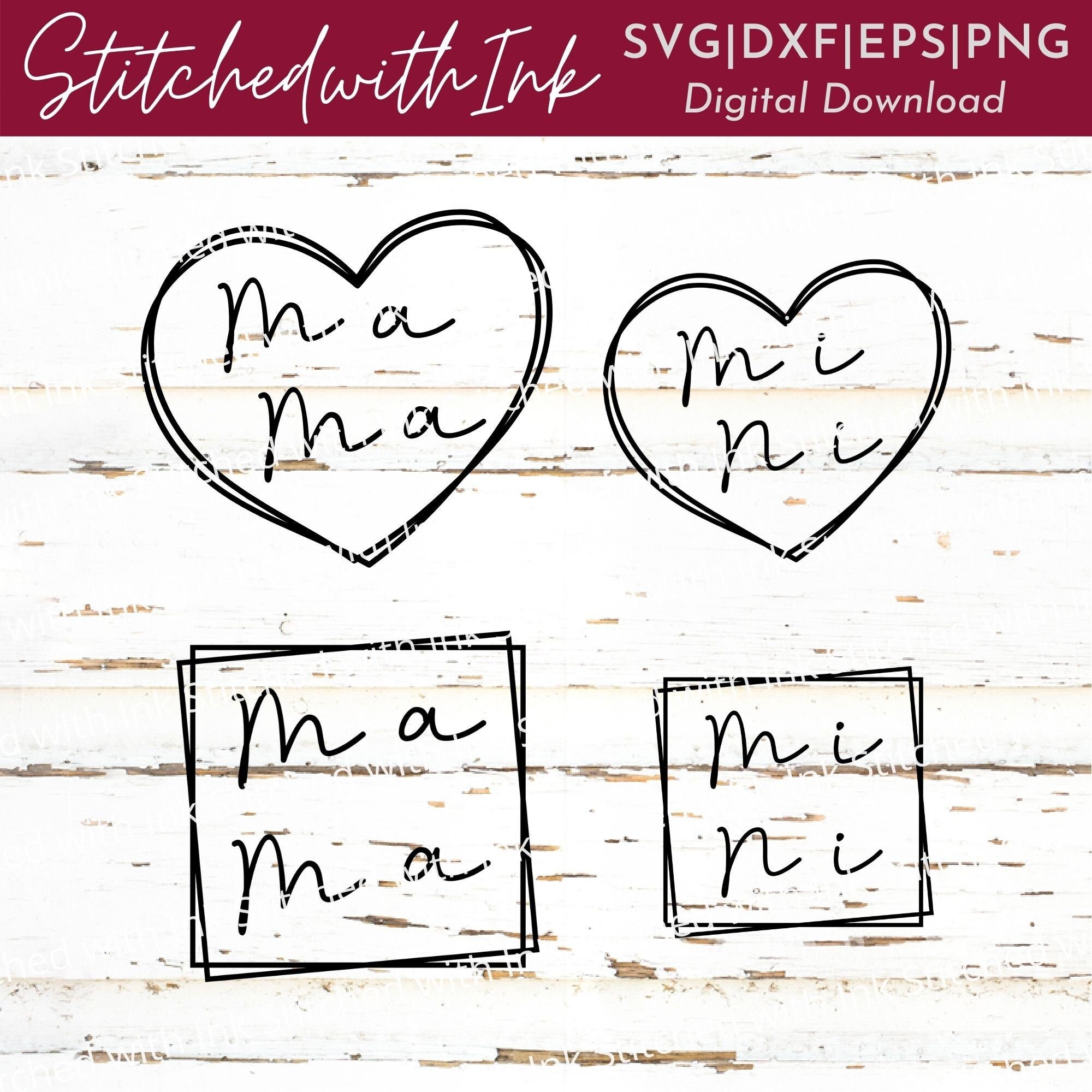 Mother Daughter Svg Mommy and Me Svg Mom and Daughter Svg - Etsy