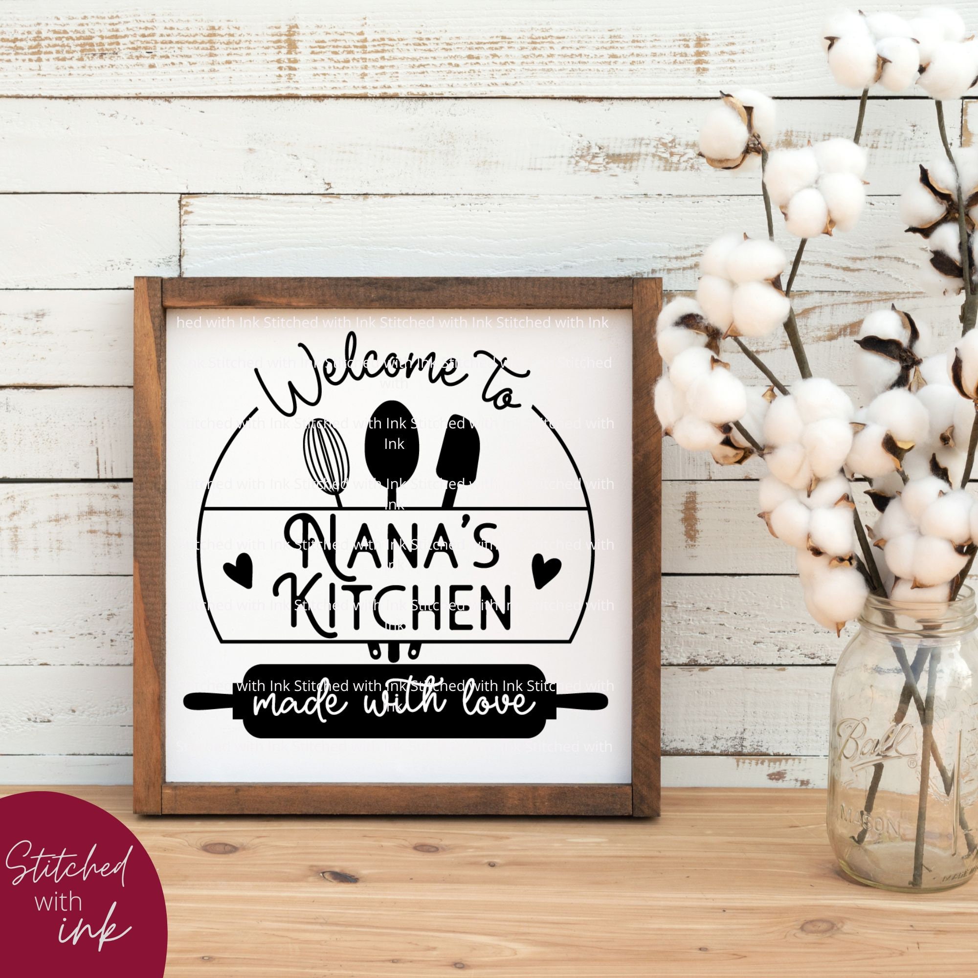 Nana's Kitchen SVG, Grandmas Kitchen SVG, Kitchen Svg, Baking Svg ...