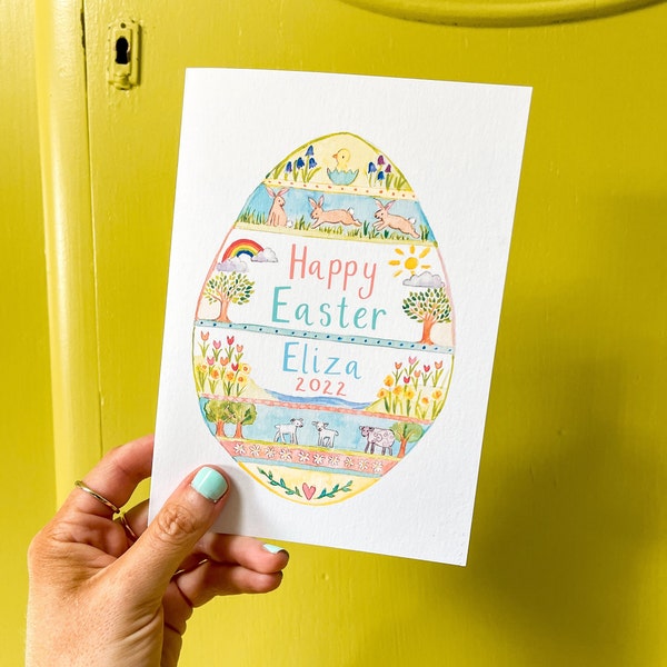 Handmade Easter Card - Etsy
