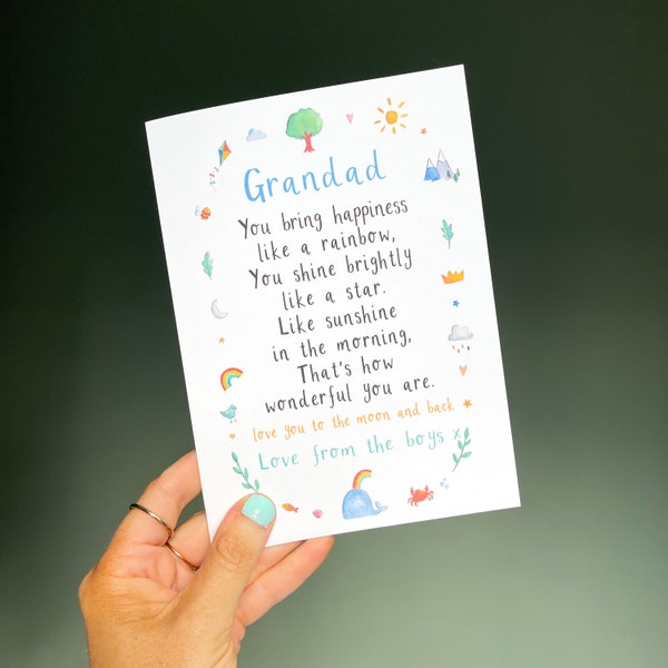Grandad Etsy Uk