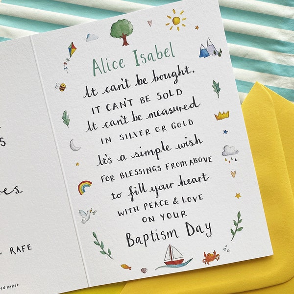 Adult Baptism Card - Etsy