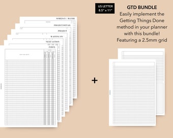 GTD Notion Template Getting Things Done GTD System GTD - Etsy