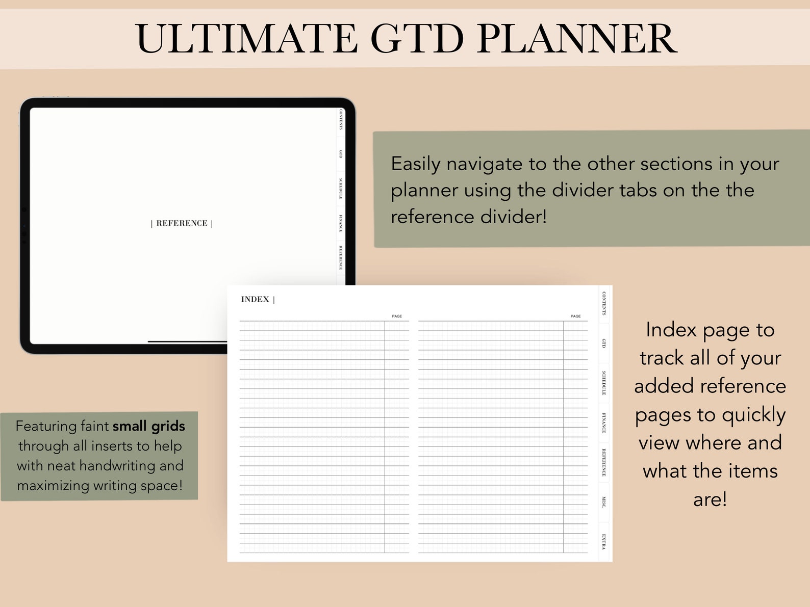 Ultimate GTD Digital Planner for Goodnotes and Notability, Getting ...