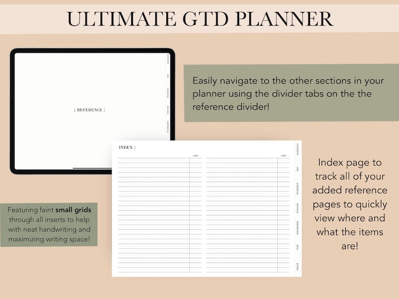 Ultimate GTD Digital Planner for Goodnotes and Notability, Getting ...