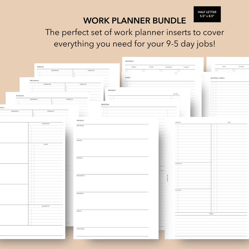 Discbound Planner - Etsy