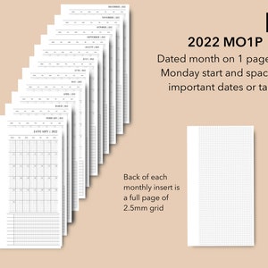 Personal GTD Planner Inserts, Getting Things Done Weekly Daily ...