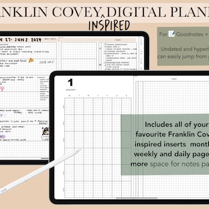 Franklin Covey Inspired Digital Planner, Digital Franklin Planner ...