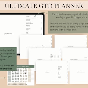Ultimate GTD Digital Planner for Goodnotes and Notability, Getting ...