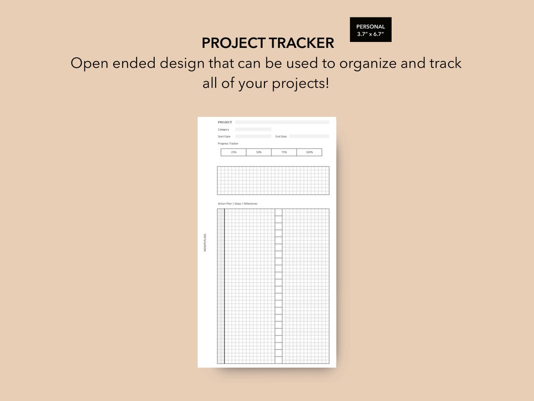 Personal Project Planner, Productivity Planner, Project Organizer ...