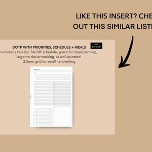 A5 Daily Planner Printable, Day on One Page A5 Printable Planner ...