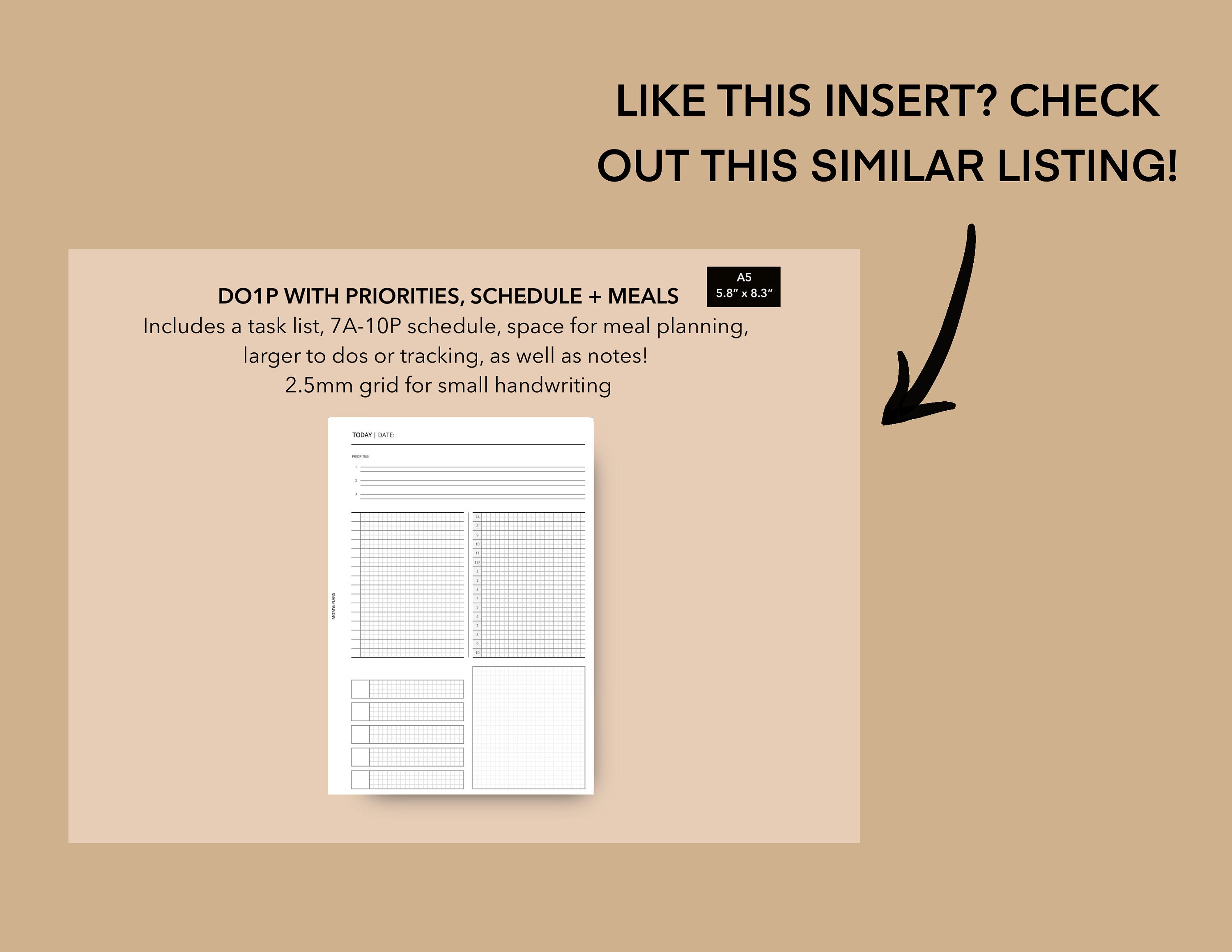 A5 Daily Planner Printable Day on One Page A5 Printable - Etsy Canada