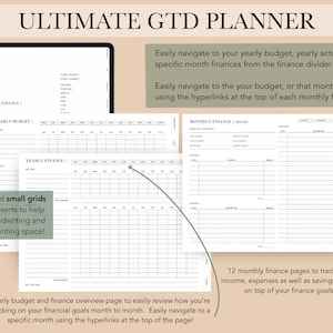 Ultimate GTD Digital Planner for Goodnotes and Notability, Getting ...