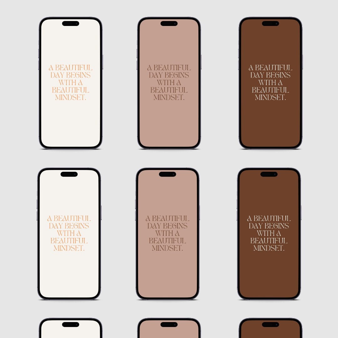Beige Aesthetic Wallpaper | Neutral Phone Background | Minimal Lock ...