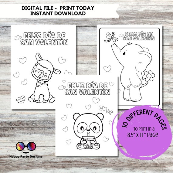 Dia De San Valentin Coloring Pages