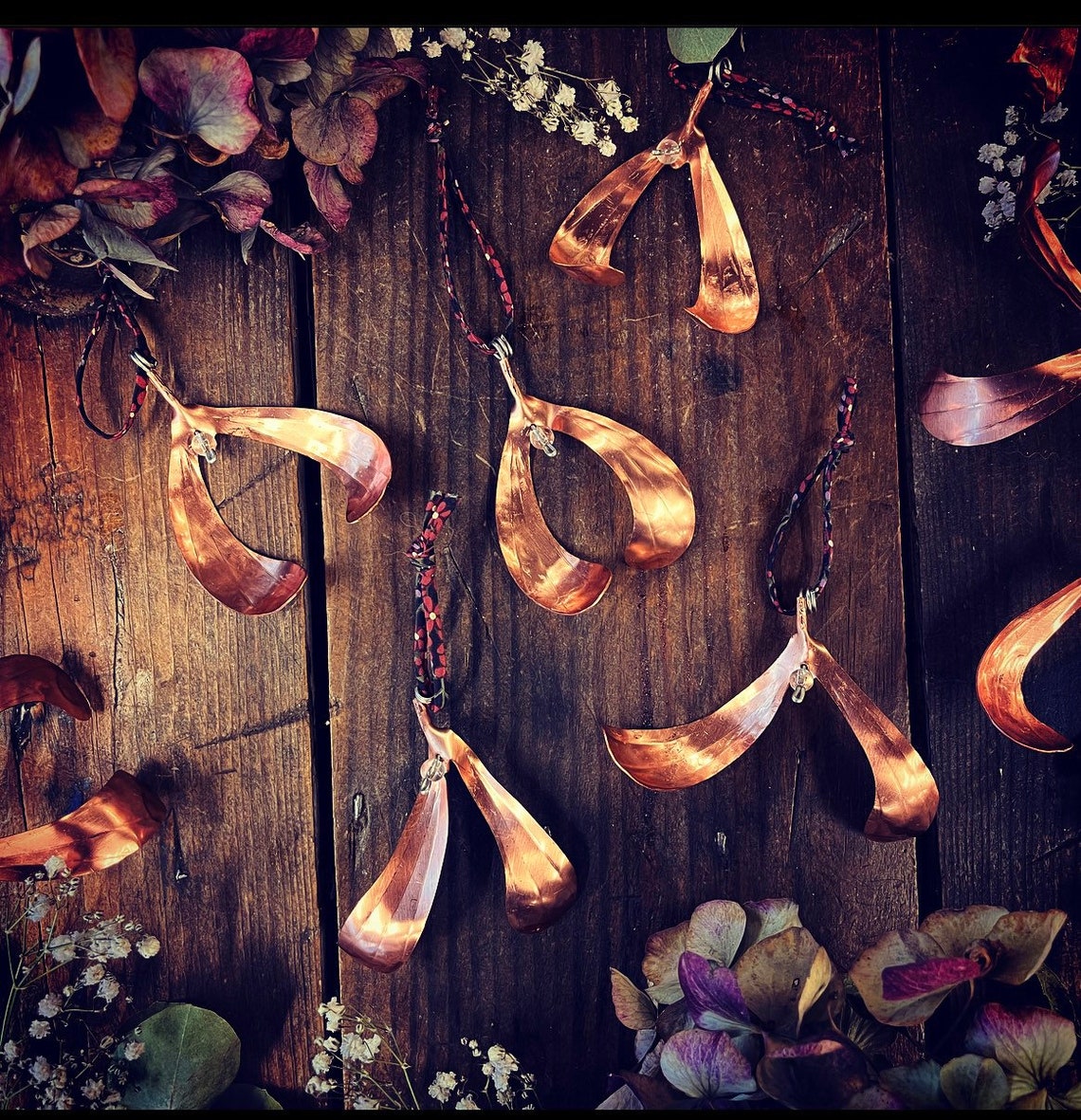 Copper Mistletoe Single - Etsy UK