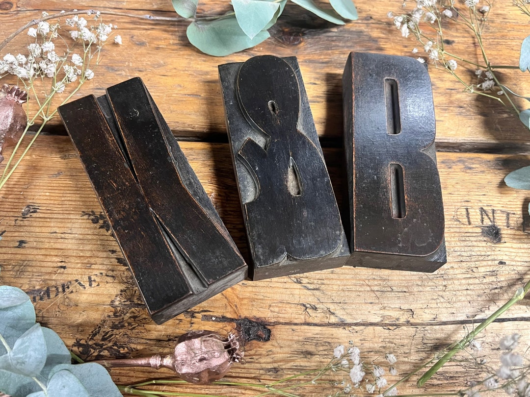 5 “ Wooden Printer Blocks - Etsy