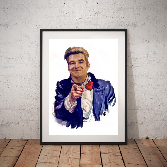 Poster Homelander as Uncle Sam. Amazon Prime. The Boys. | Etsy