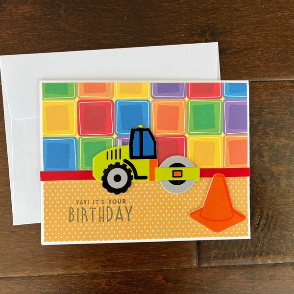 Children Truck Birthday Card - Etsy