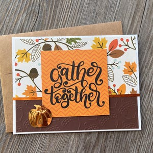 Thanksgiving Card, Fall Card, Greeting Card, Happy Thanksgiving Card ...