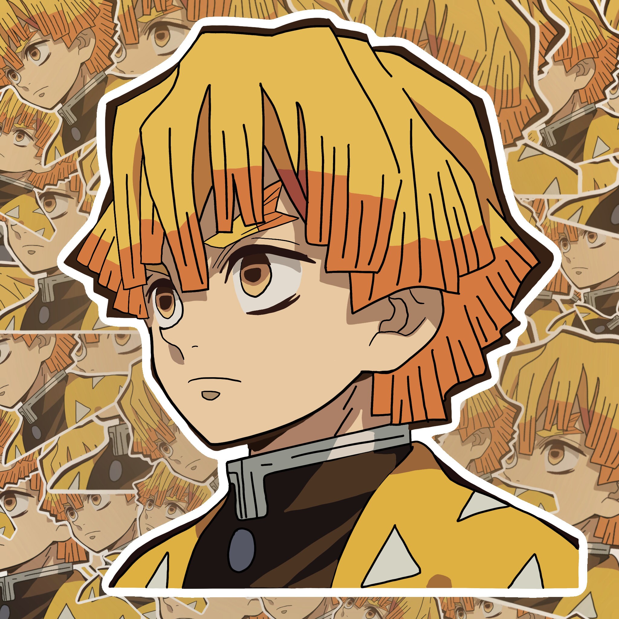 Demon Slayer stickers Tanjiro Nezuko Zenitsu Inosuke | Etsy