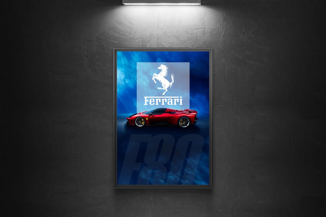 Ferrari F80 Print - Etsy