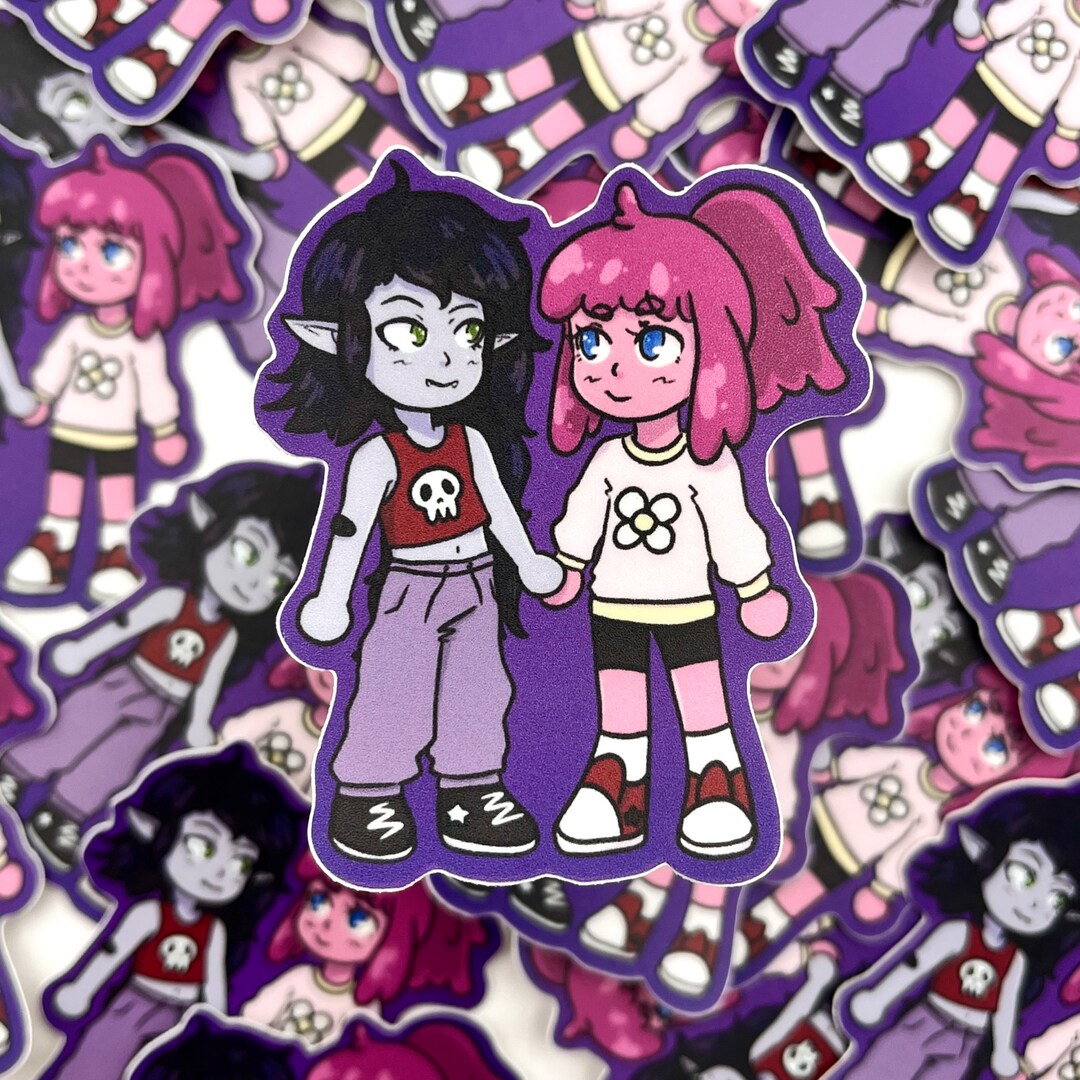 Bubbline Die Cut Water Resistant Matte Sticker | Cartoon Marceline and ...