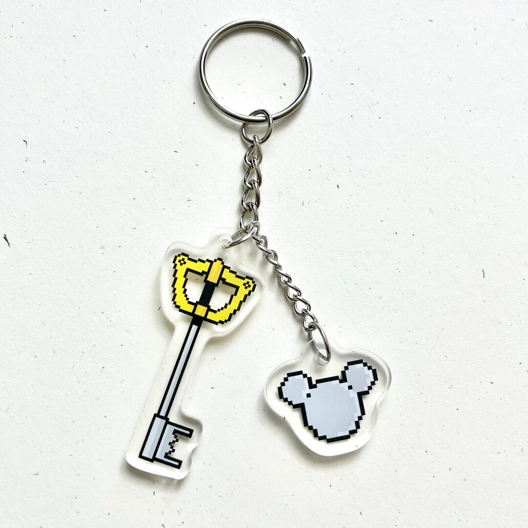 Kingdom Hearts Mini Pixel Acrylic Charms Aesthetic Video Game Charms ...